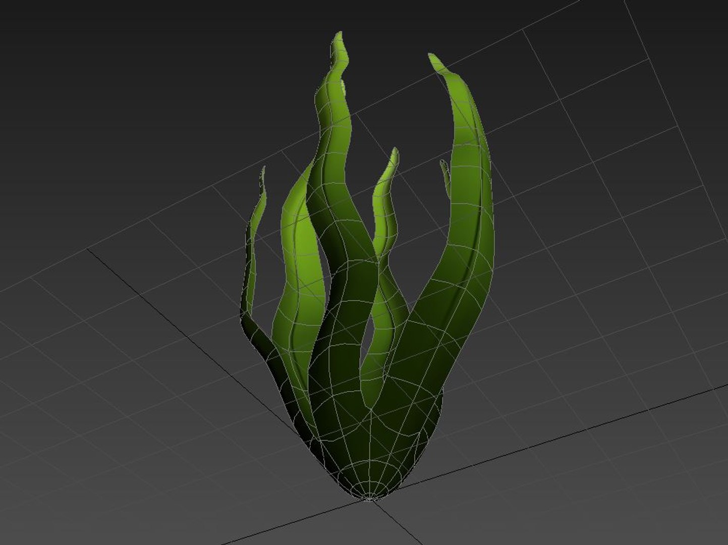 3D Model Seaweed Cartoon - TurboSquid 1369561