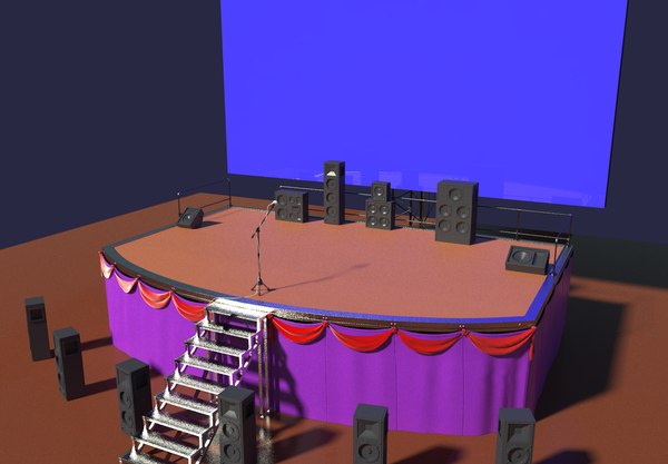 Stage 3D Models for Download | TurboSquid