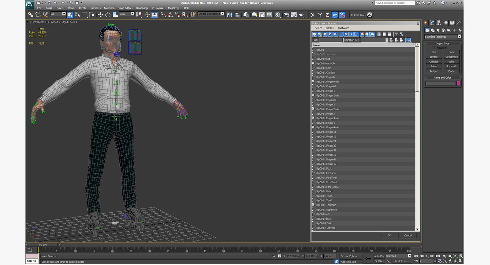 3D model male figure skater rigged | 1148686 | TurboSquid