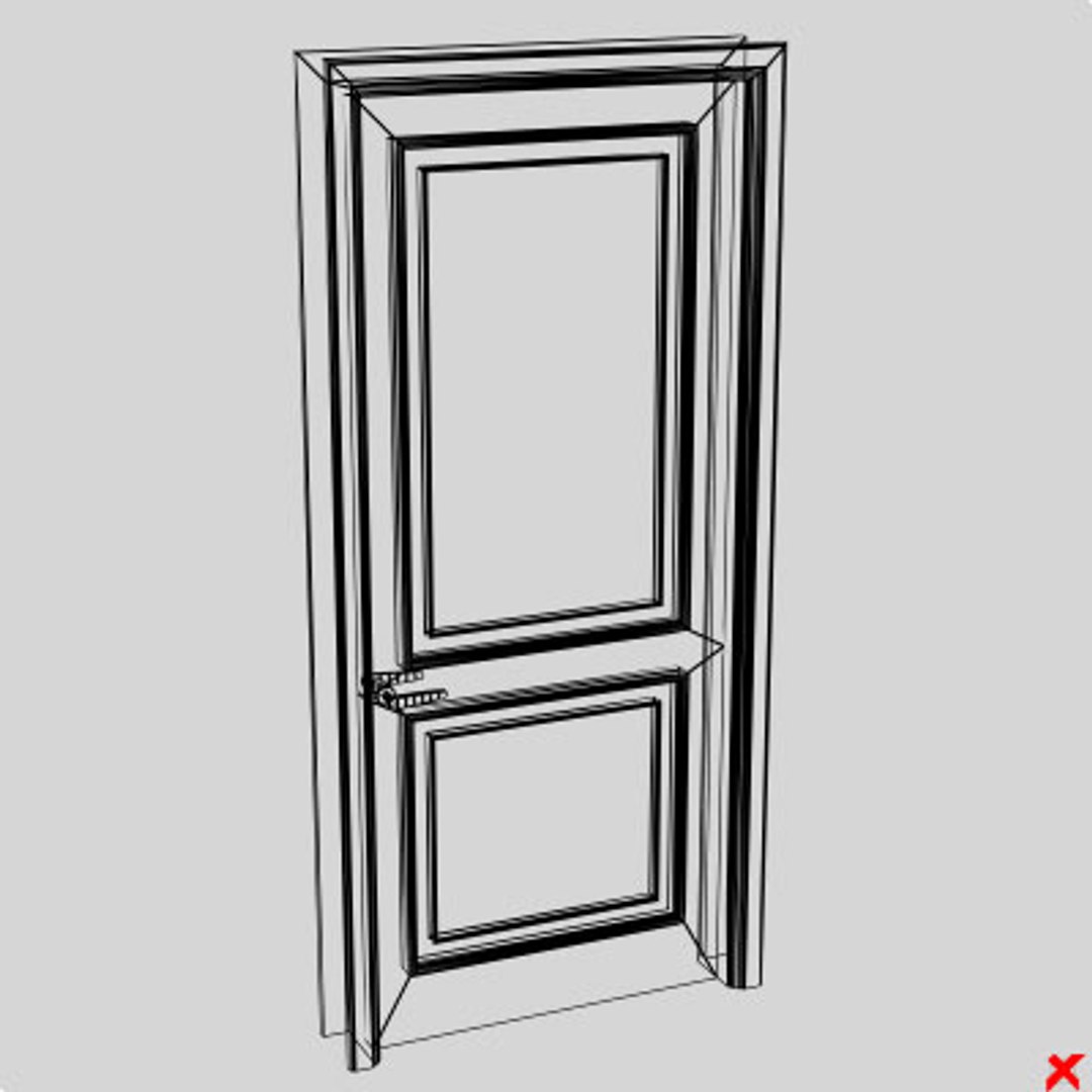 3d model of door