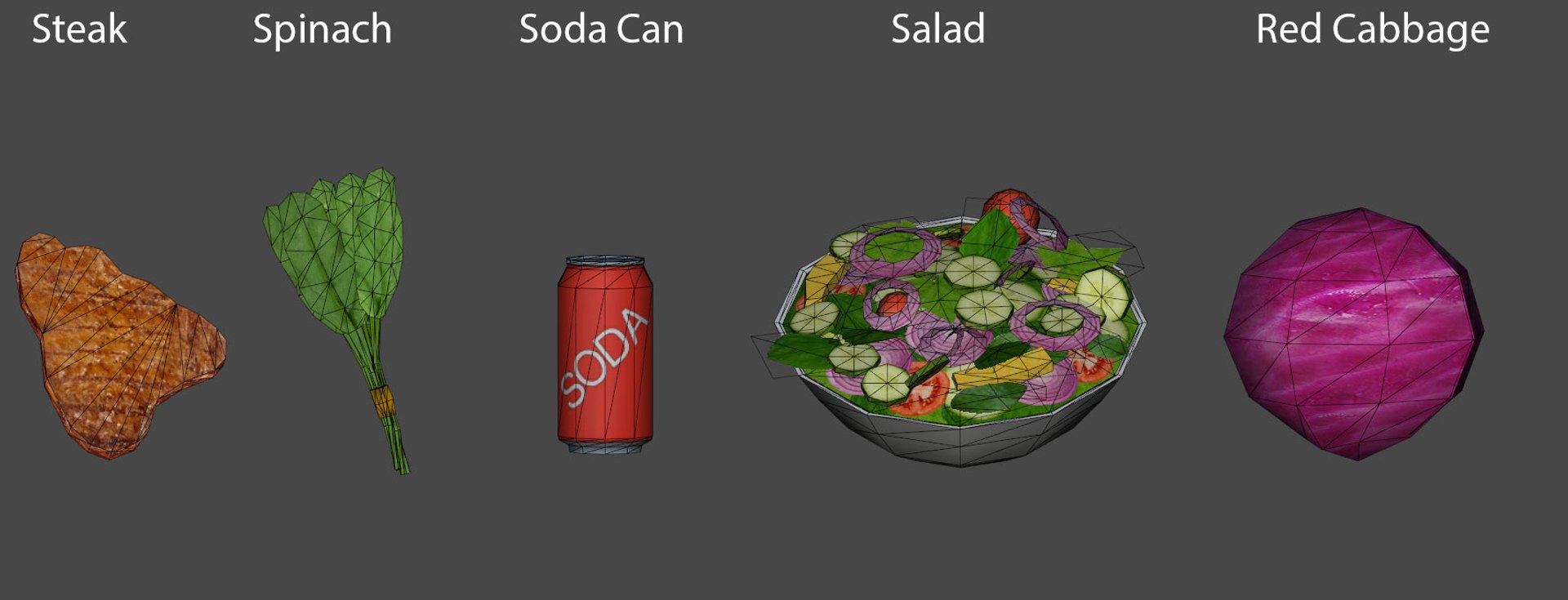 X Items Fruits Vegetables