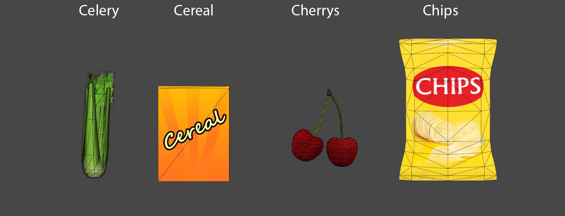 X Items Fruits Vegetables