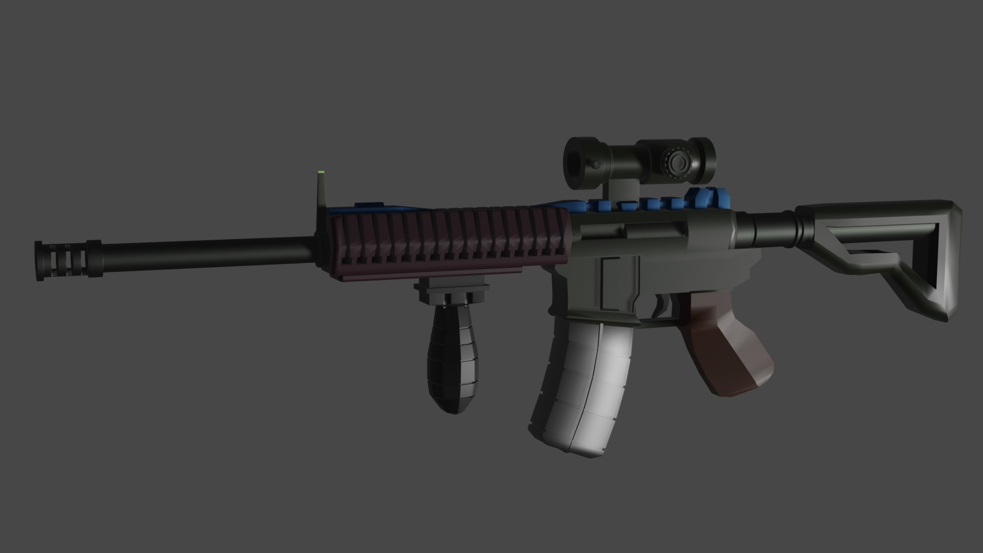 3D Ar Gun Weapon - TurboSquid 1559712