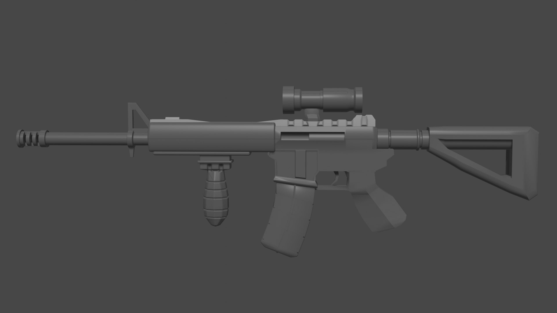 3D Ar Gun Weapon - TurboSquid 1559712