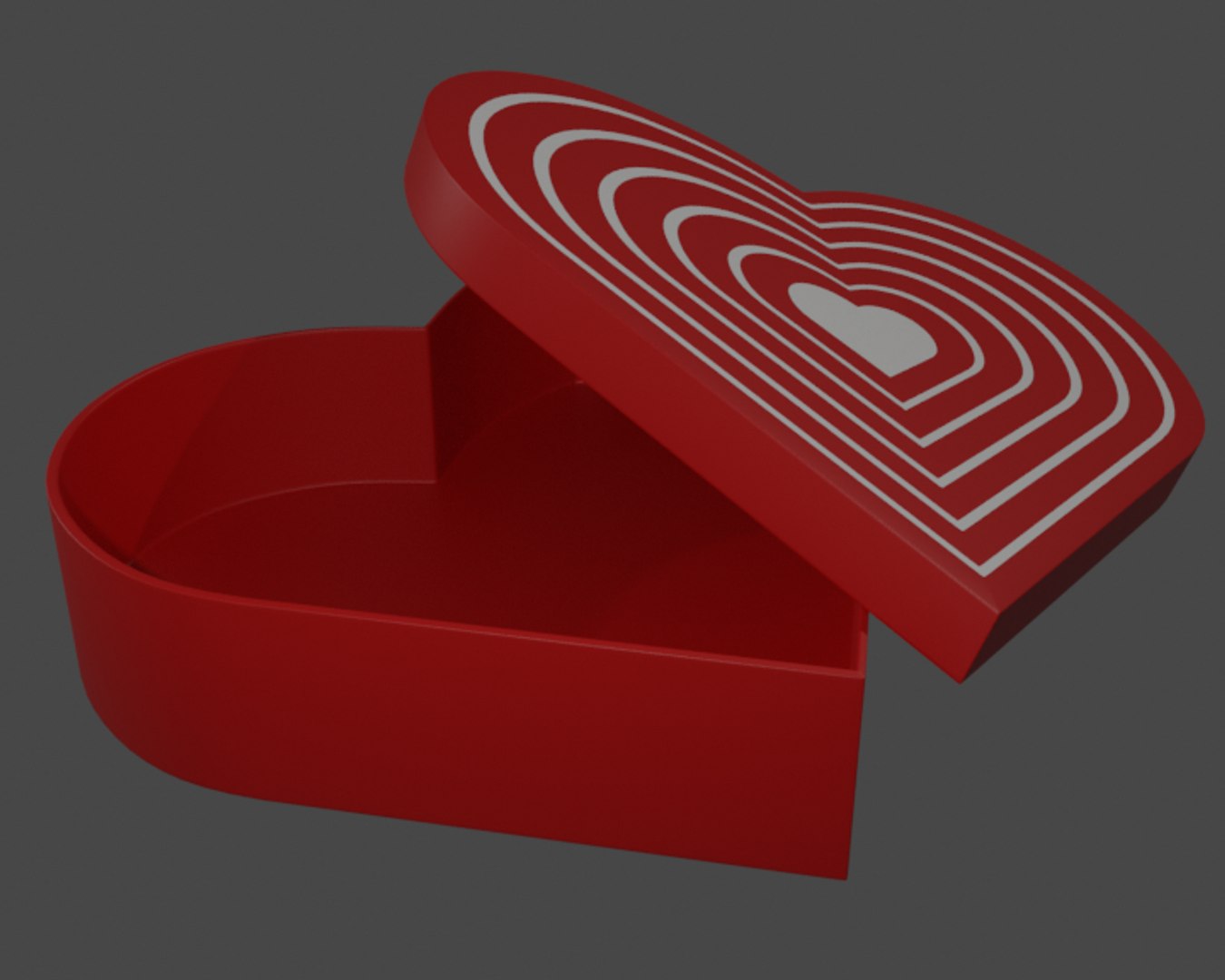 Heart Shaped Box 3D Model - TurboSquid 1507840