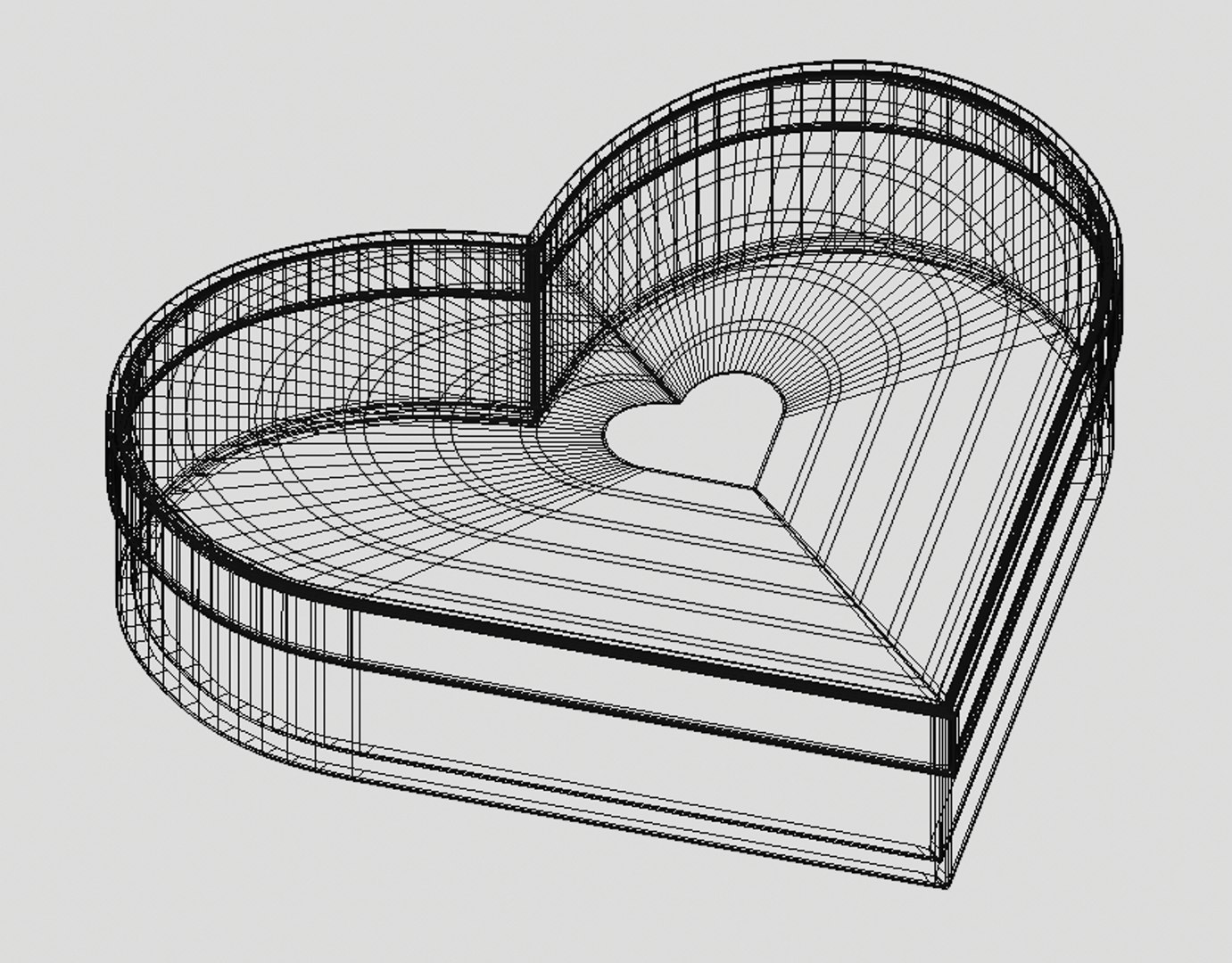 Heart Shaped Box 3D Model - TurboSquid 1507840