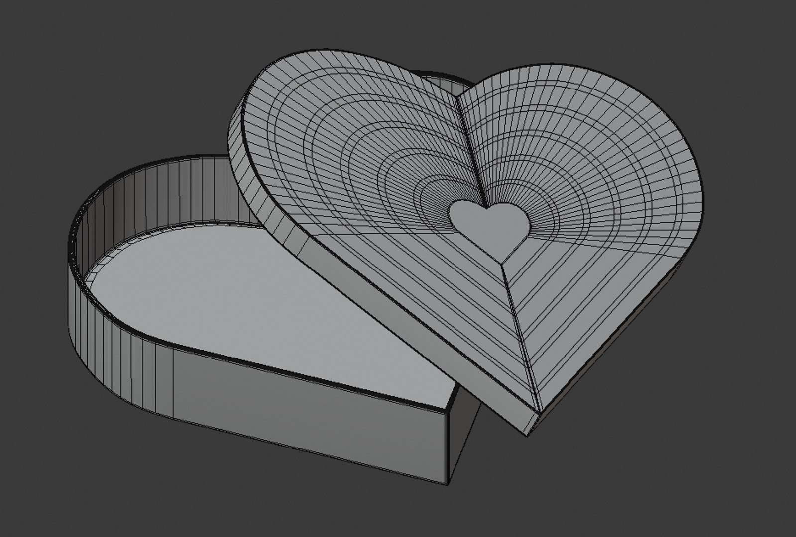 Heart Shaped Box 3D Model - TurboSquid 1507840