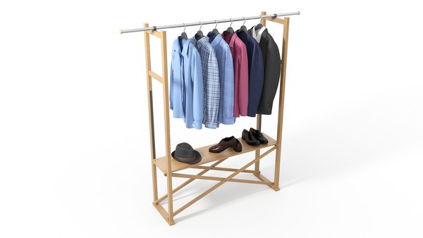 Clothes set hanger model - TurboSquid 1484095