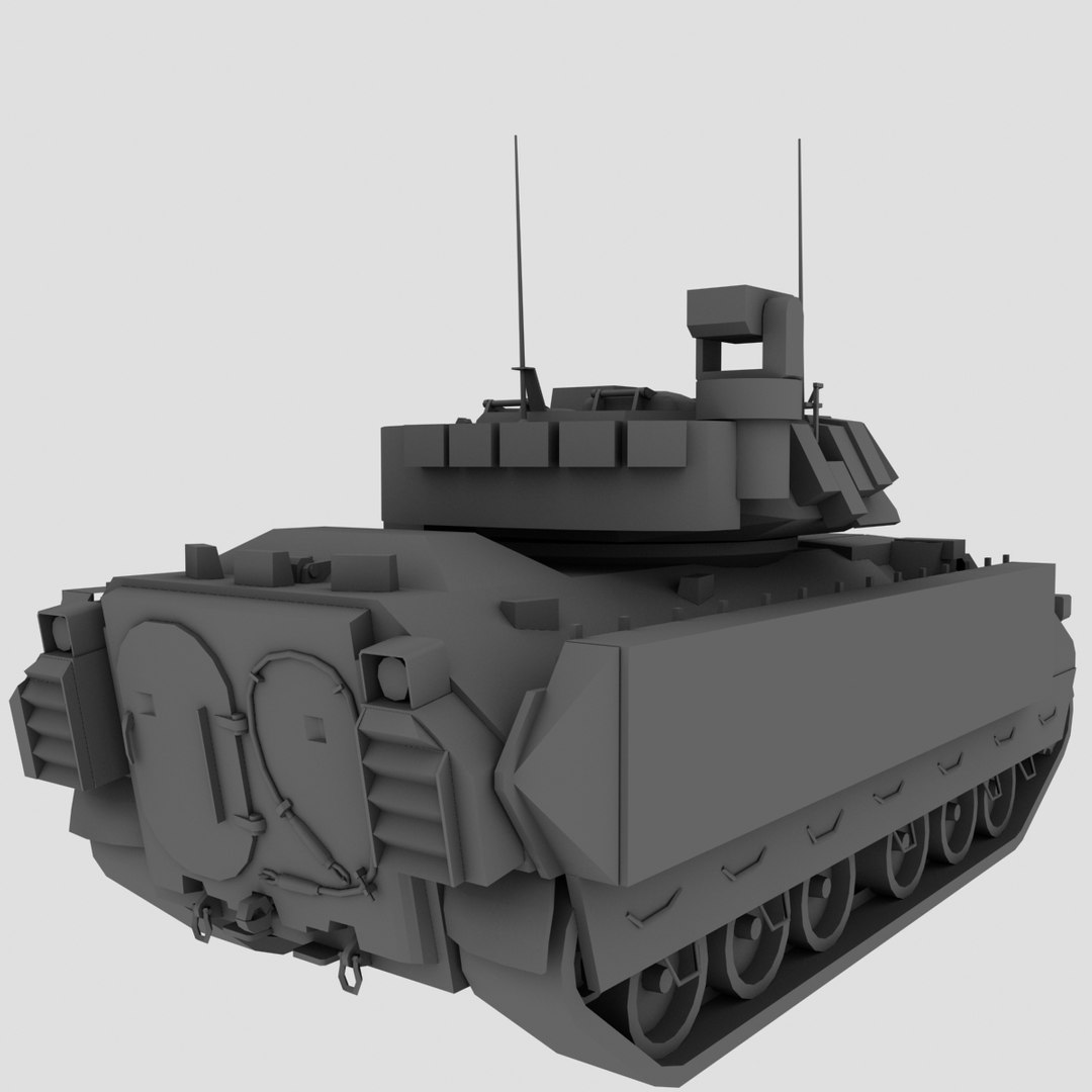 M2 M3 Bradley 3d Model