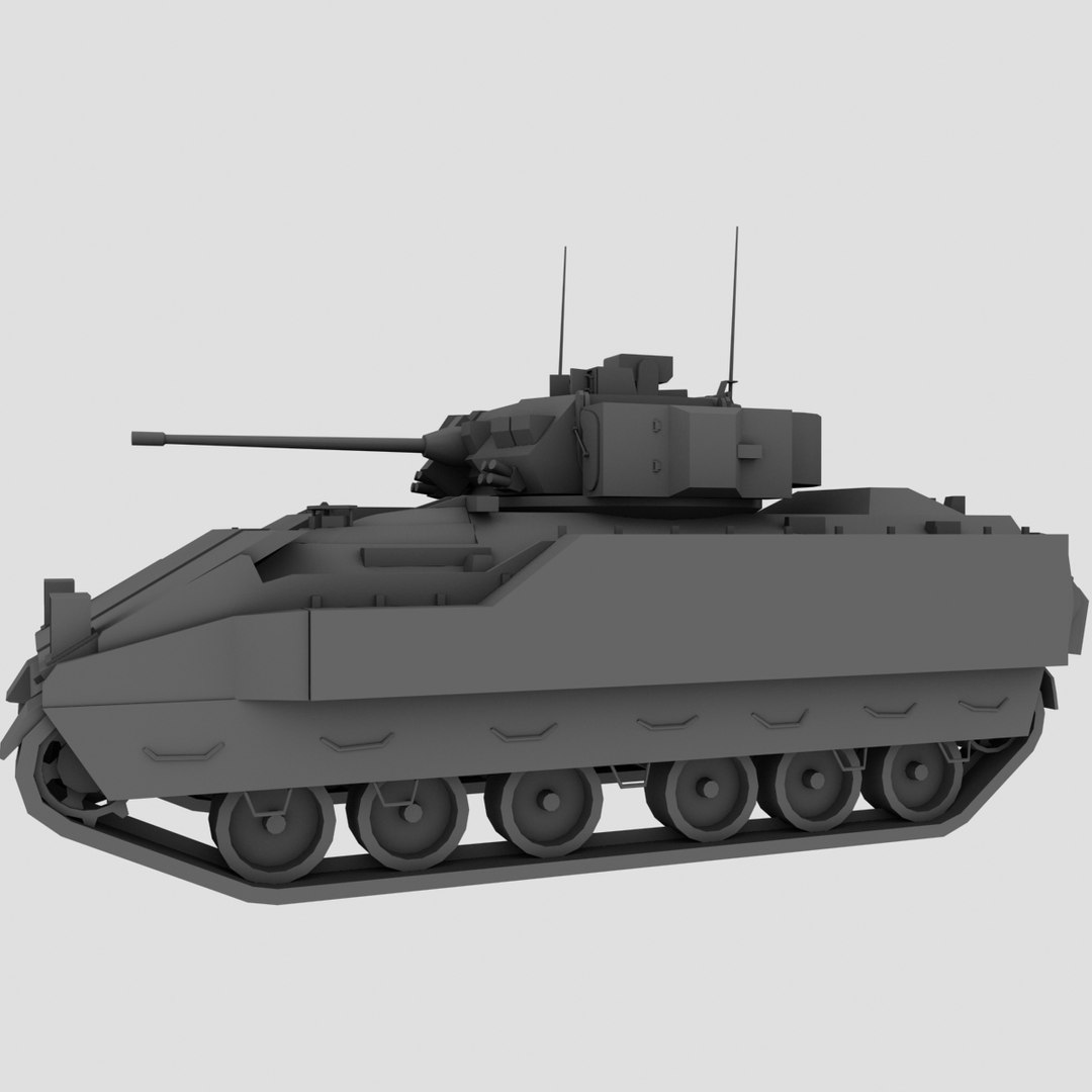 M2 M3 Bradley 3d Model