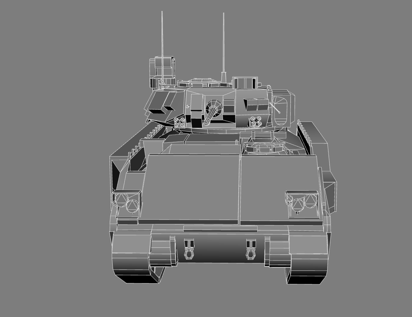 M2 M3 Bradley 3d Model