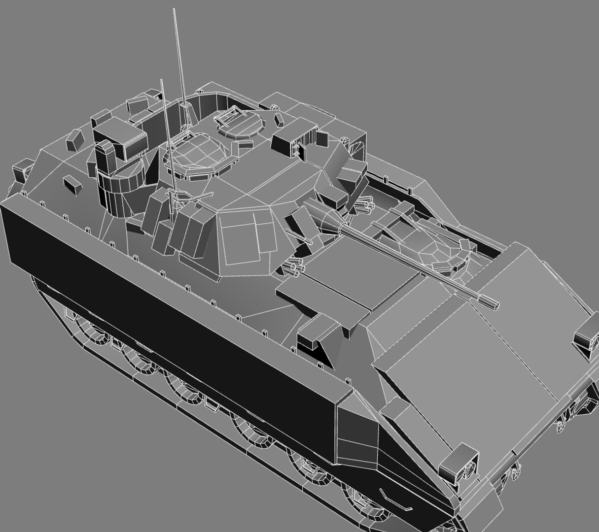 M2 M3 Bradley 3d Model