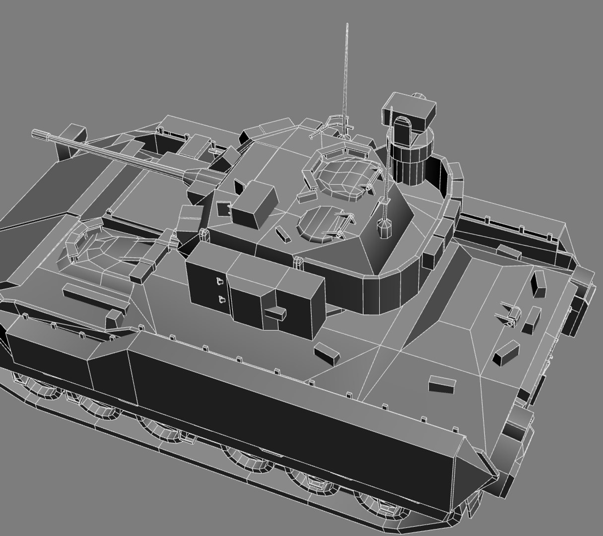 M2 M3 Bradley 3d Model