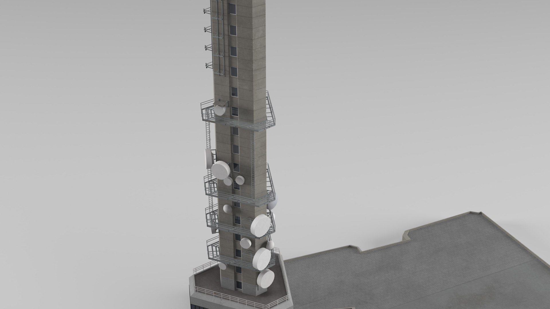 3D Kopitoto Tv Tower Vitosha - TurboSquid 1615771