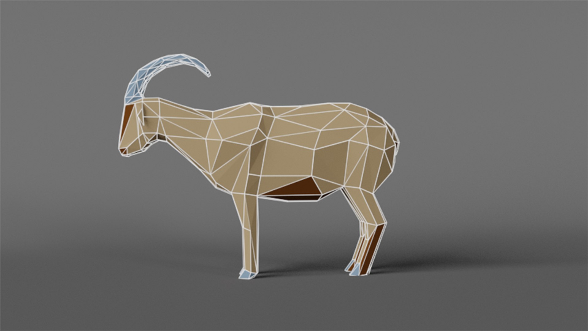 Goat Stylised Illustration 3D Model - TurboSquid 1215835
