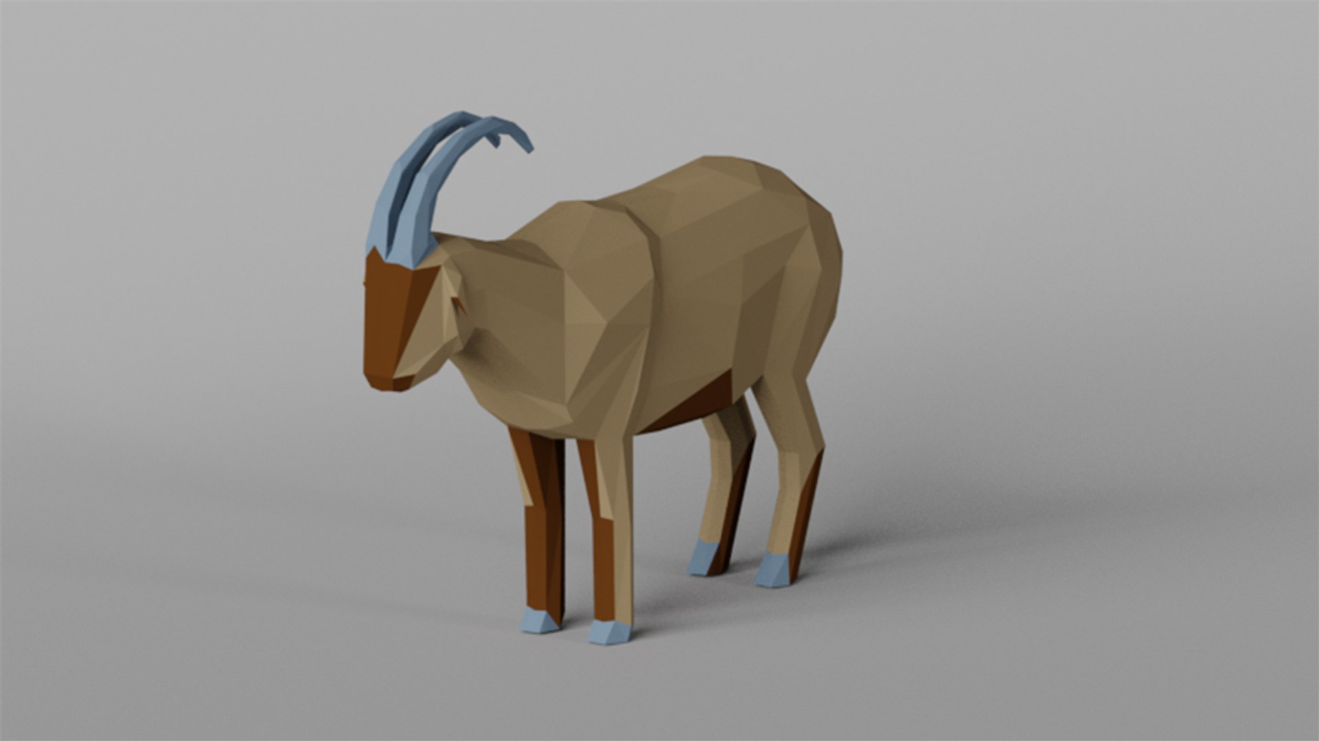 Goat Stylised Illustration 3D Model - TurboSquid 1215835