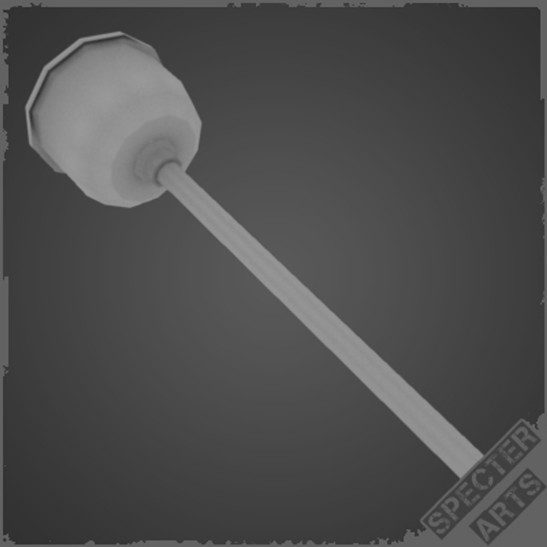 toilet plunger 3d model