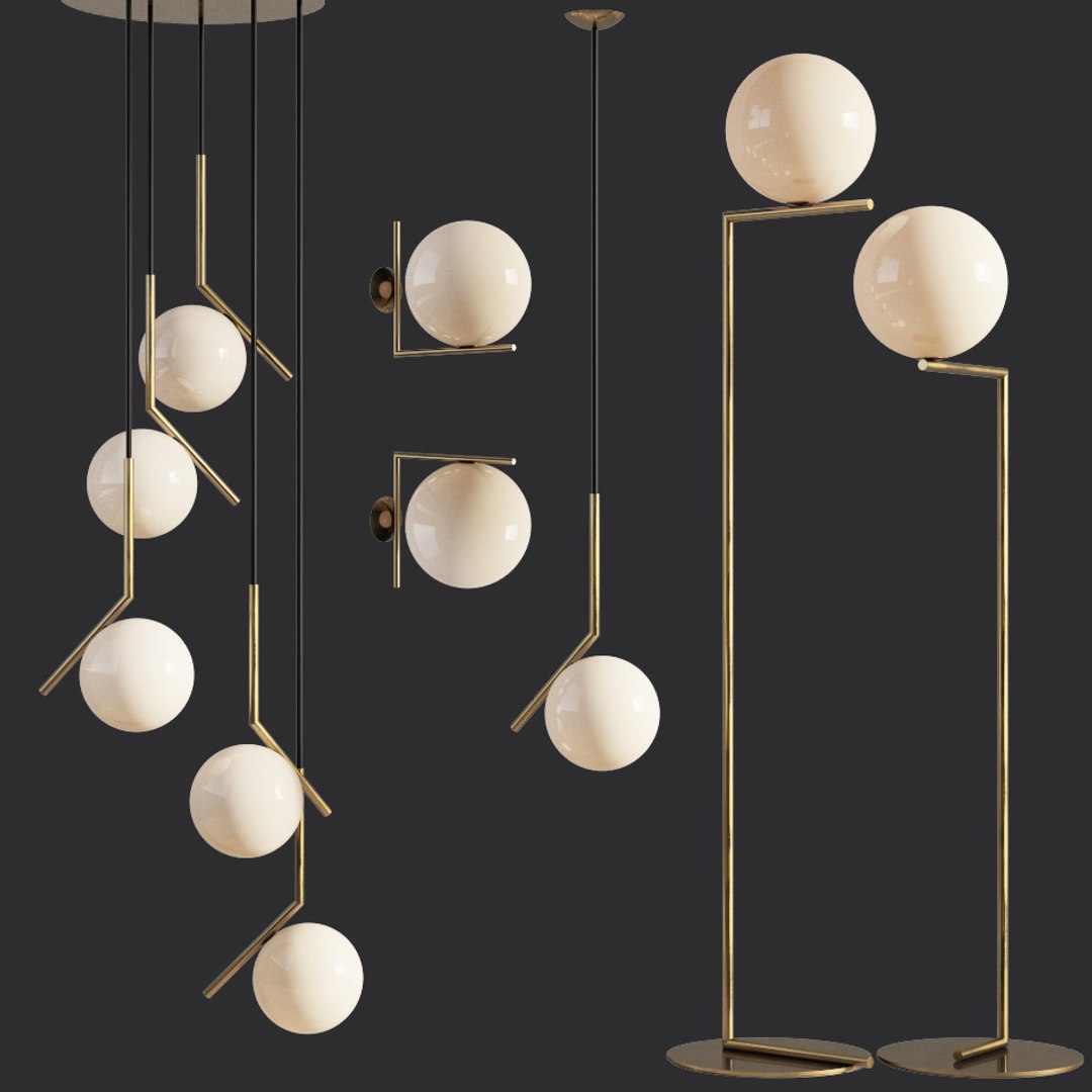 Ic Lights Set 5 3D Model - TurboSquid 1568034