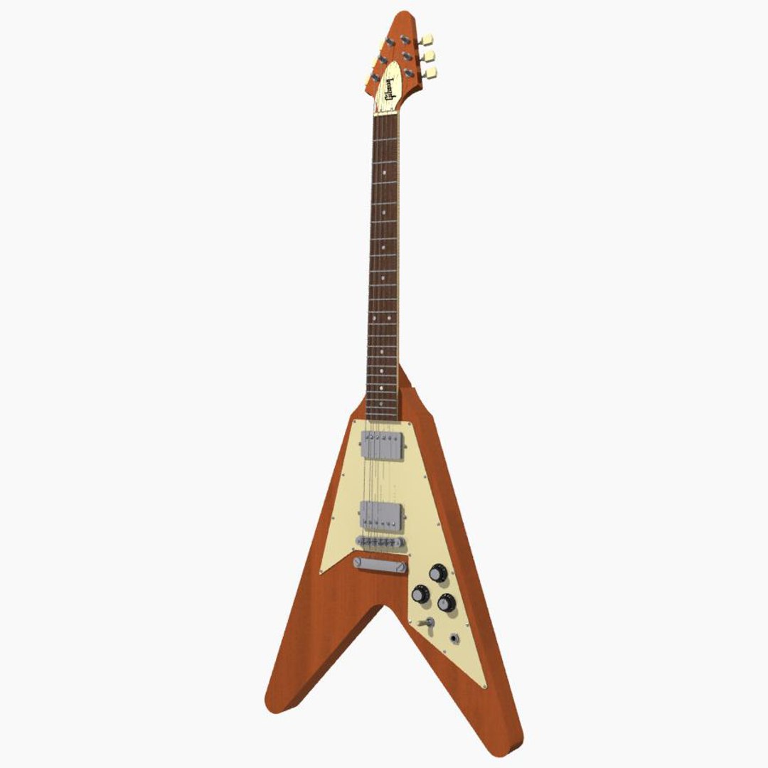 Gibson Flying V 3d Model
