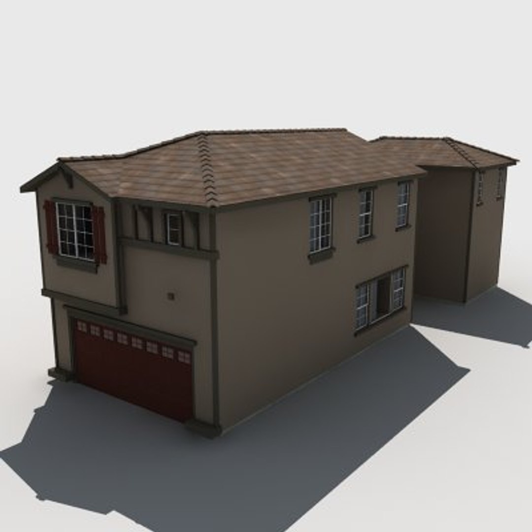 3d model subdivision house