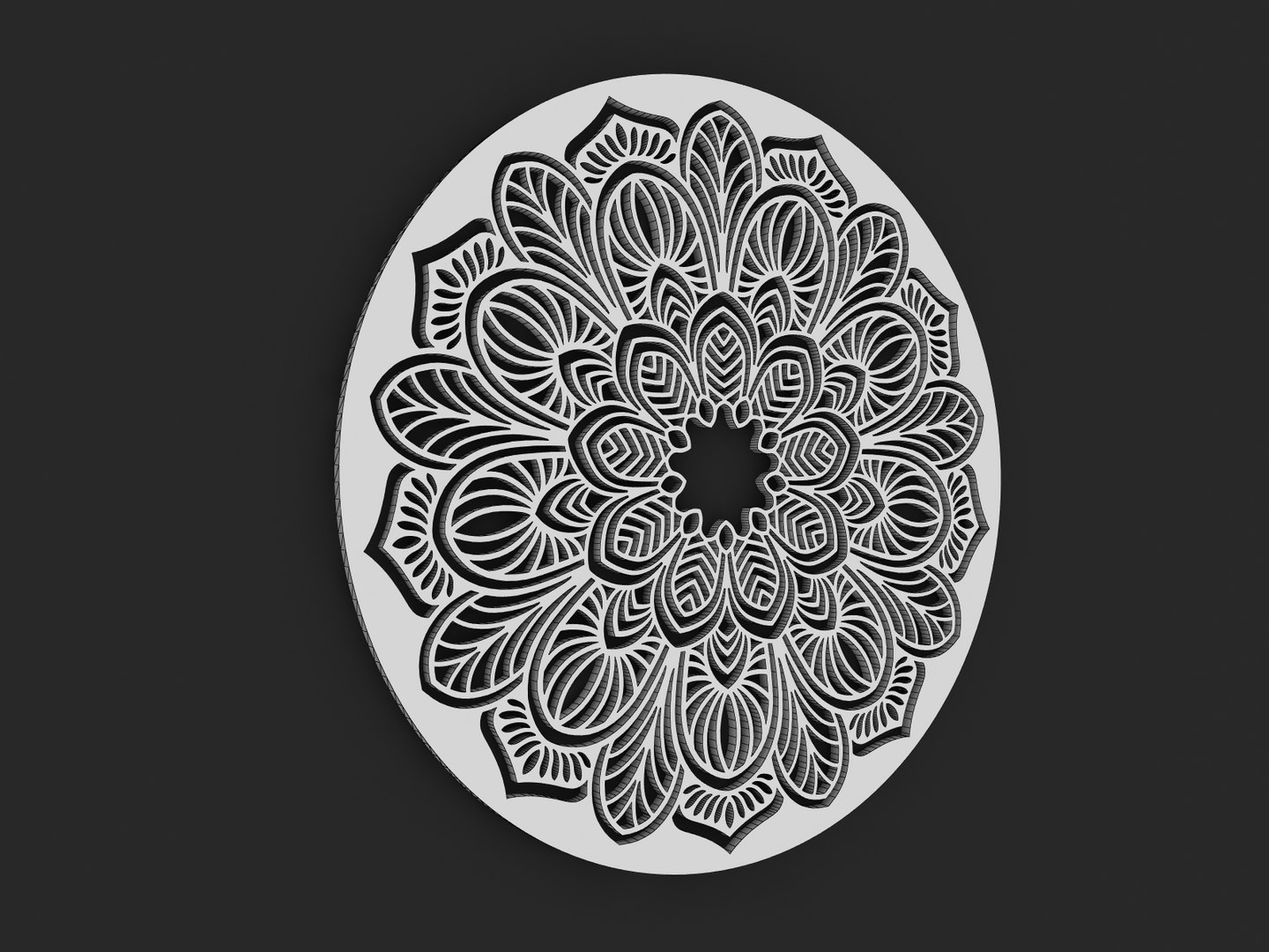 Mandala Cnc Model - TurboSquid 1583277