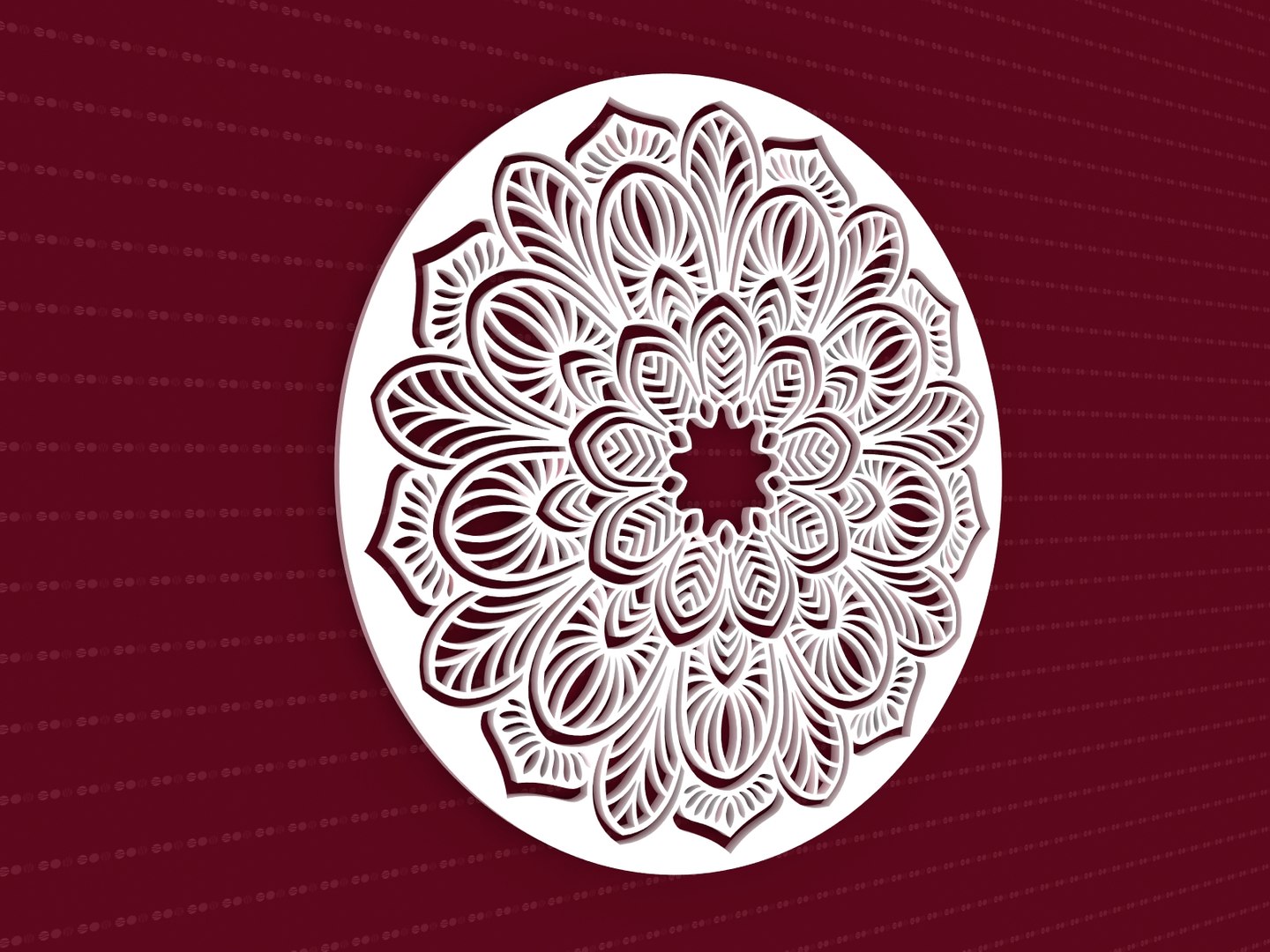 Mandala Cnc Model - TurboSquid 1583277