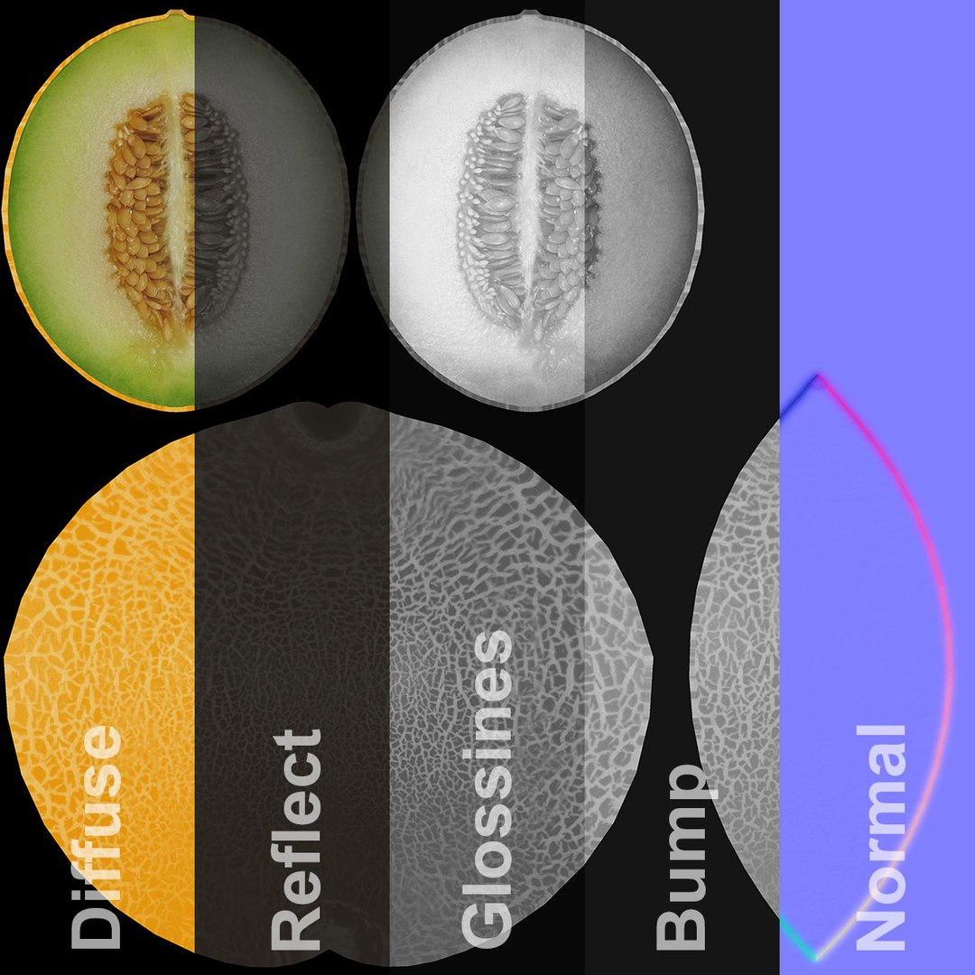 Realistic Melon 3D - TurboSquid 1182132