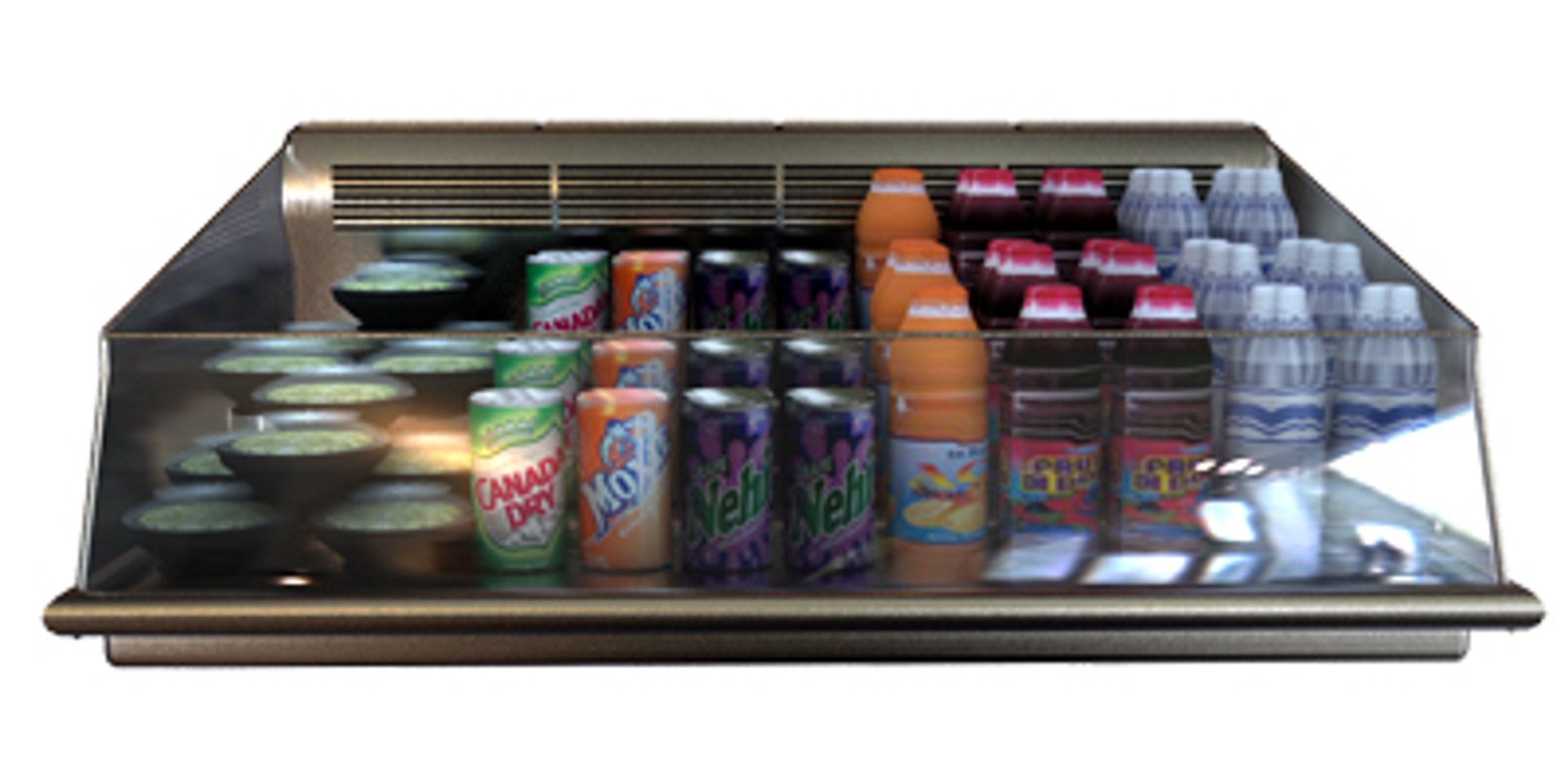 3d Counter Airscreen Cooler Model