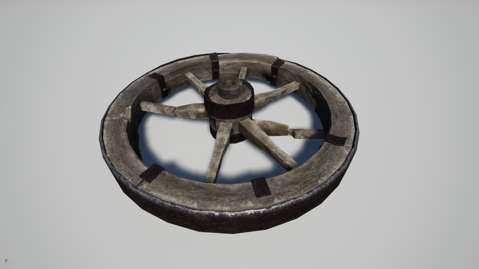 3D Broken Wheel Model - TurboSquid 1480313