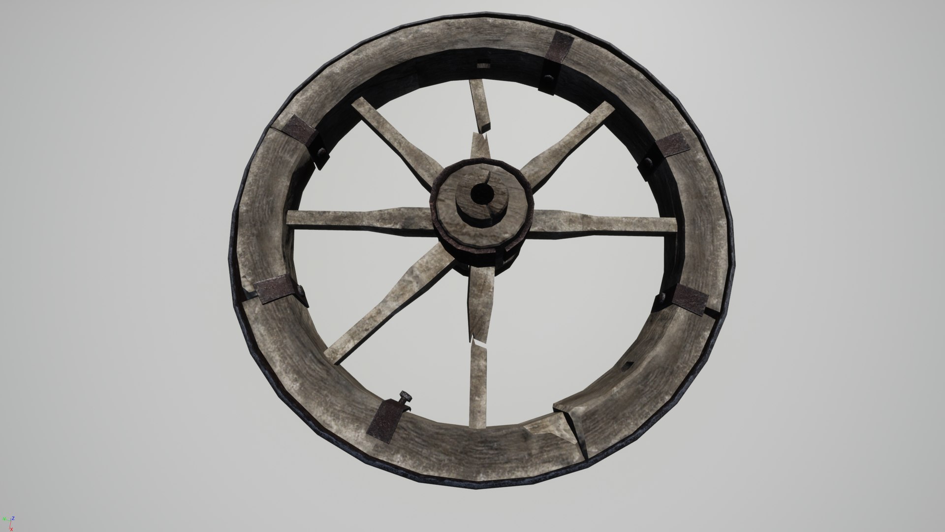 3D Broken Wheel Model - TurboSquid 1480313