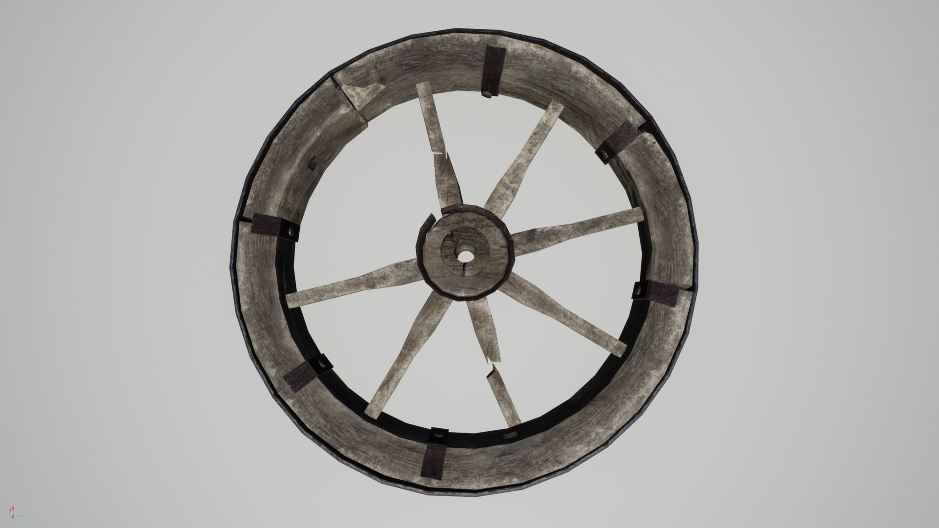 3D Broken Wheel Model - TurboSquid 1480313