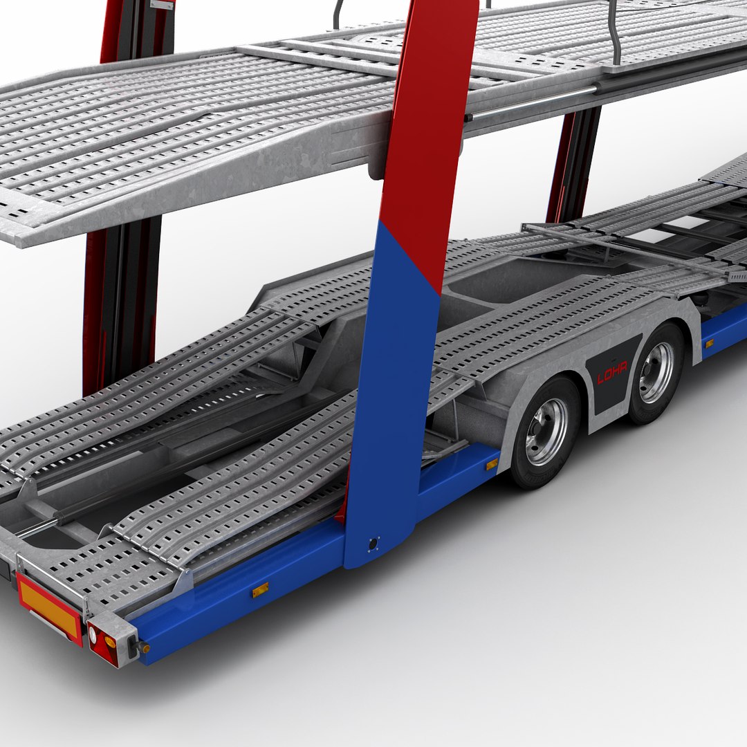 Max Semi-trailer Transportation Cars Eurolohr