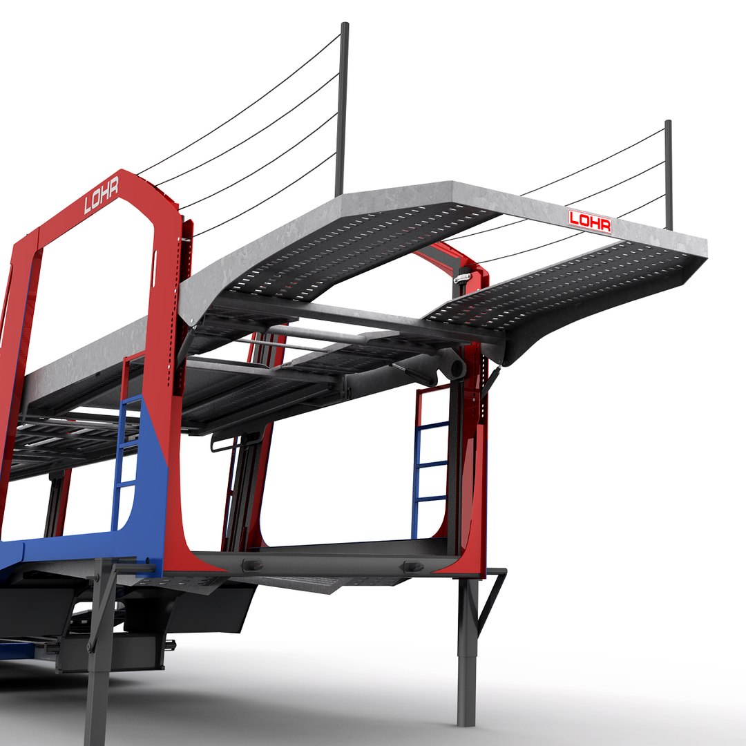 Max Semi-trailer Transportation Cars Eurolohr