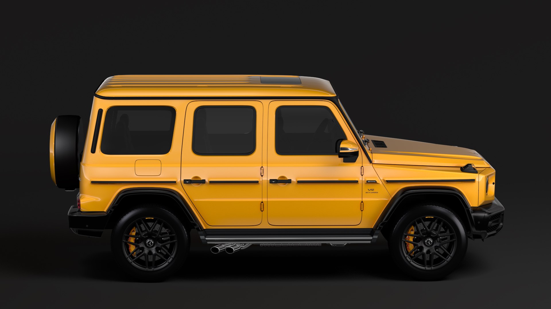 3D mercedes amg g 65 model - TurboSquid 1261032