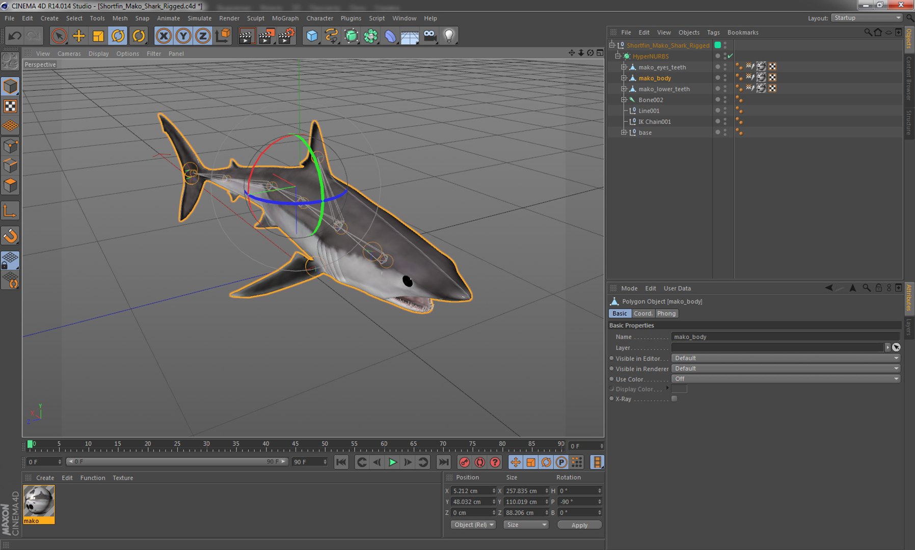 3D rigged sharks 4 model - TurboSquid 1514076