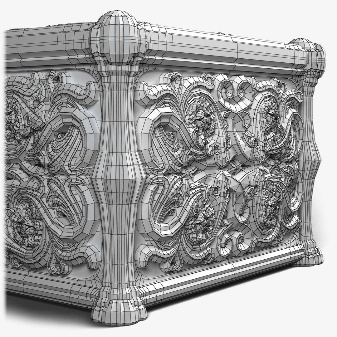 casket 3d model