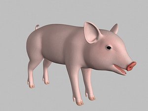 Pig 3D Models for Download | TurboSquid