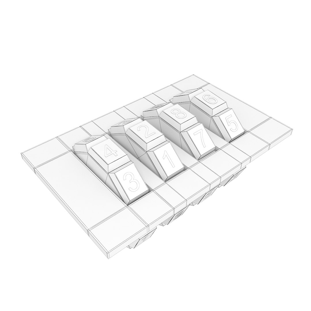 Code Lock 3D Model - TurboSquid 1399346