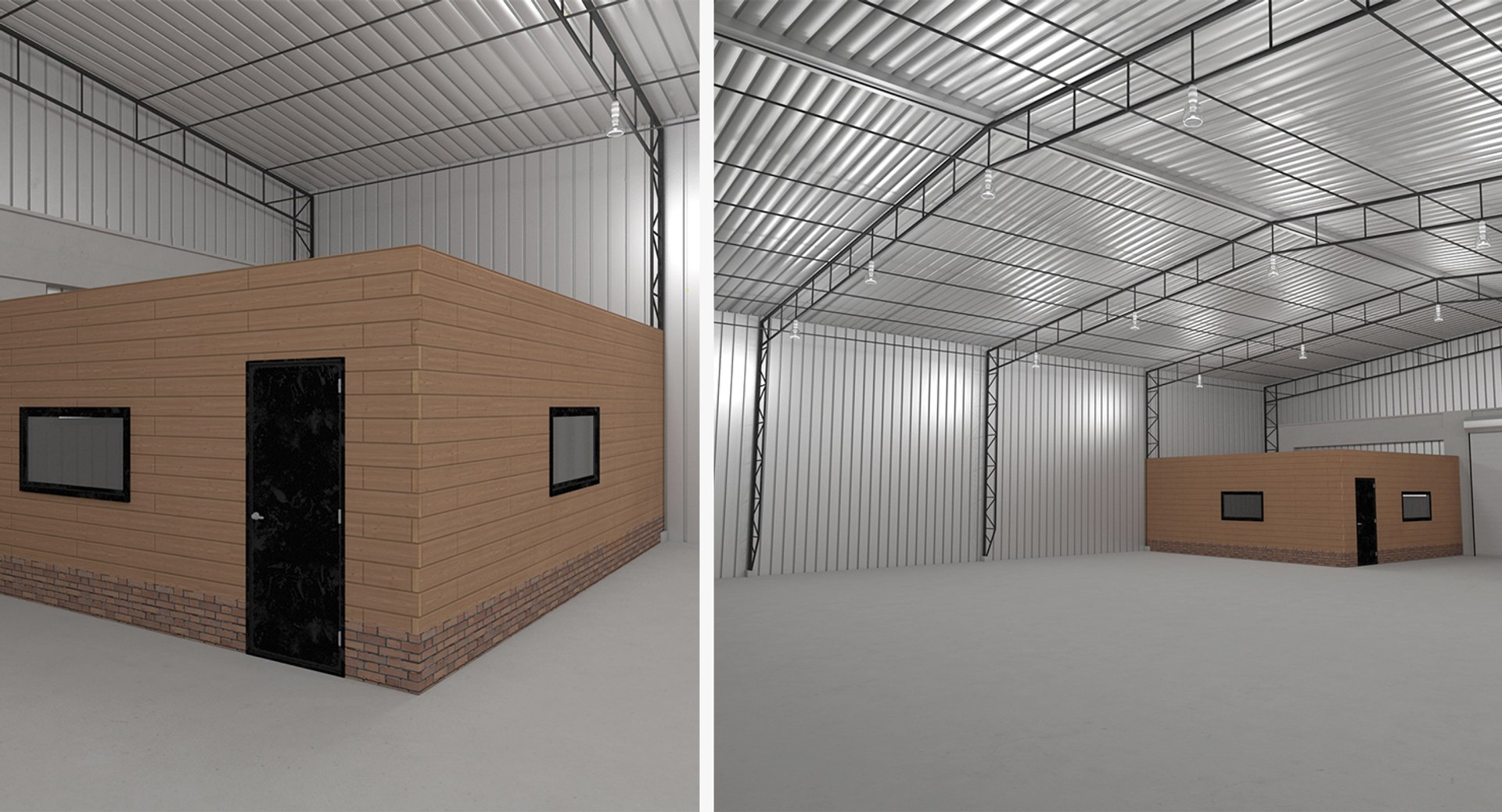 Warehouse hangars 3D model - TurboSquid 1377577