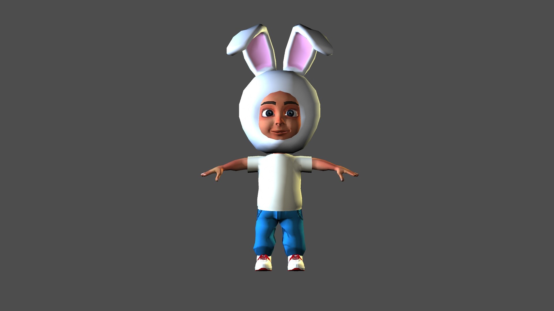 Rabbit Boy 3D Model - TurboSquid 1627039