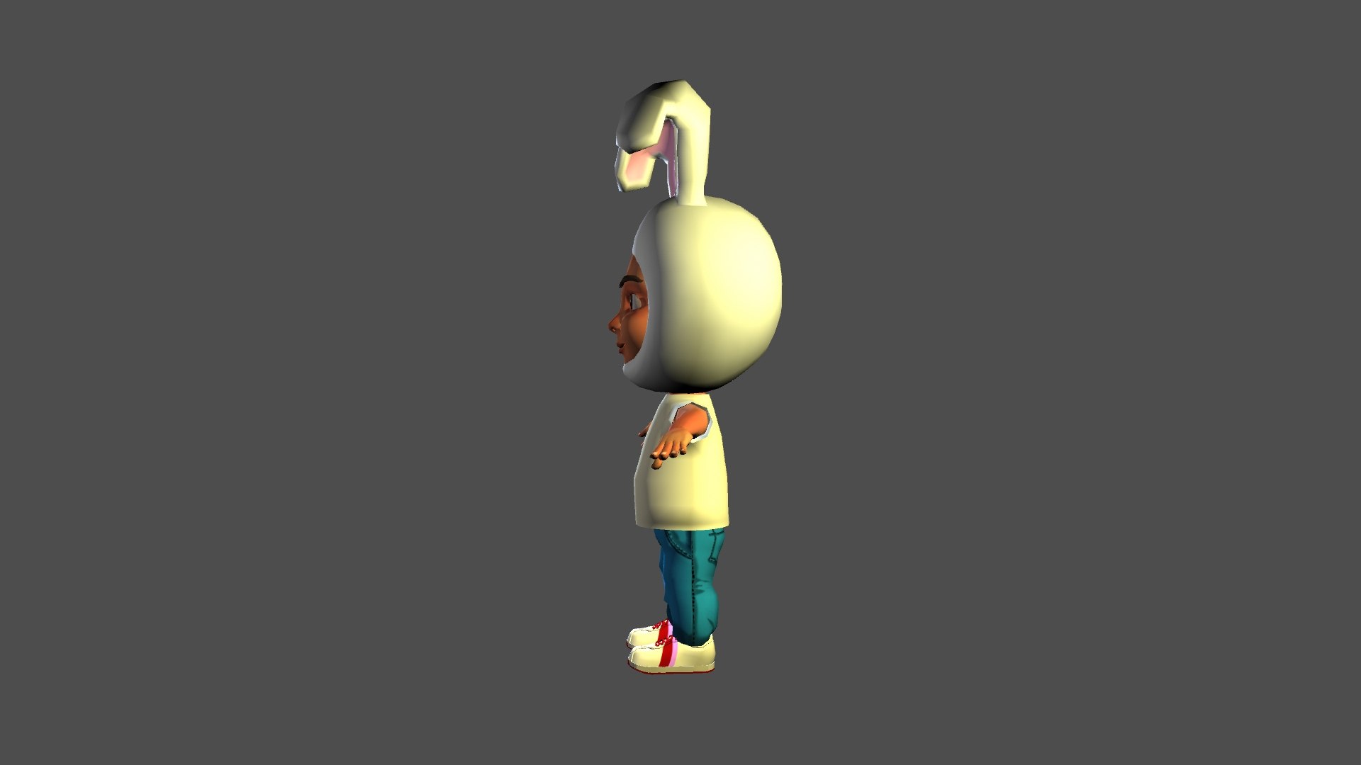 Rabbit Boy 3D Model - TurboSquid 1627039