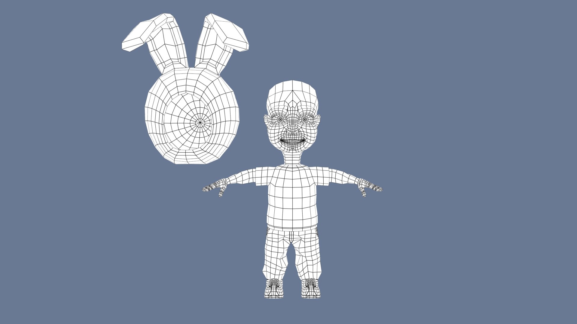 Rabbit Boy 3D Model - TurboSquid 1627039