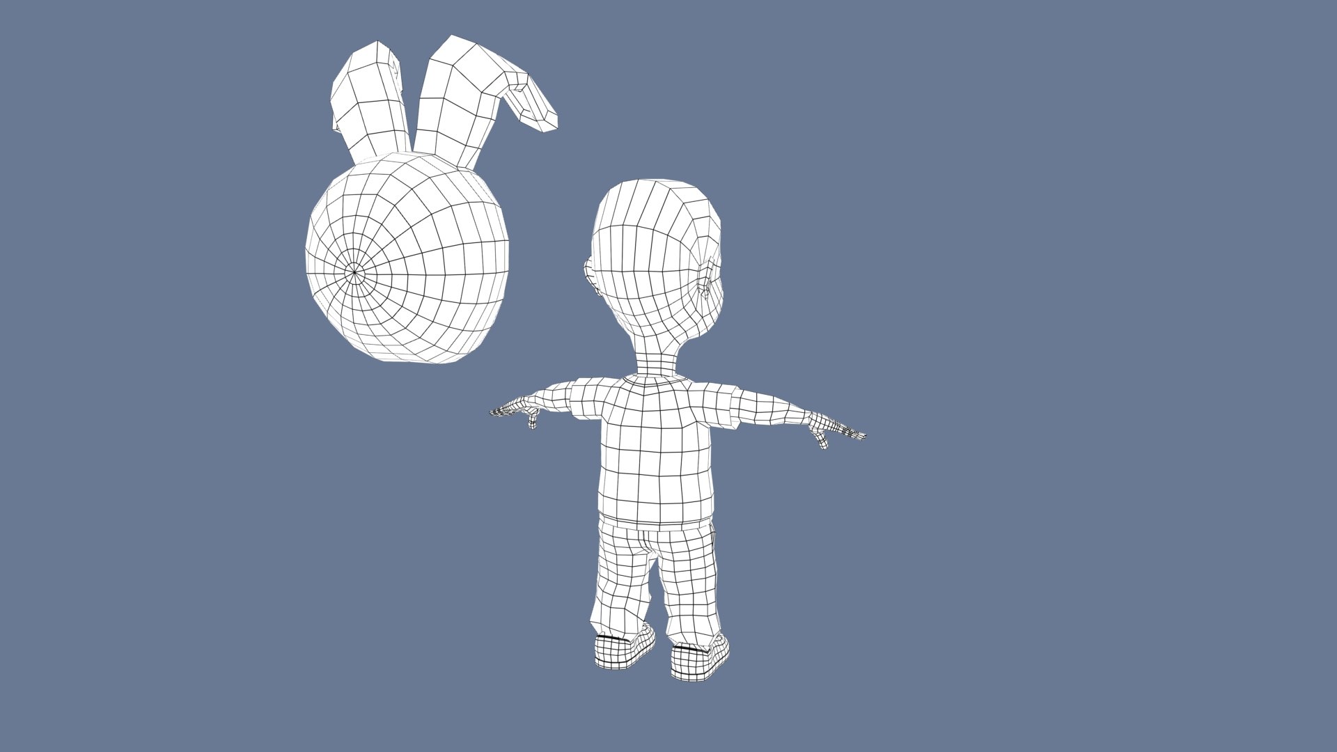 Rabbit Boy 3D Model - TurboSquid 1627039