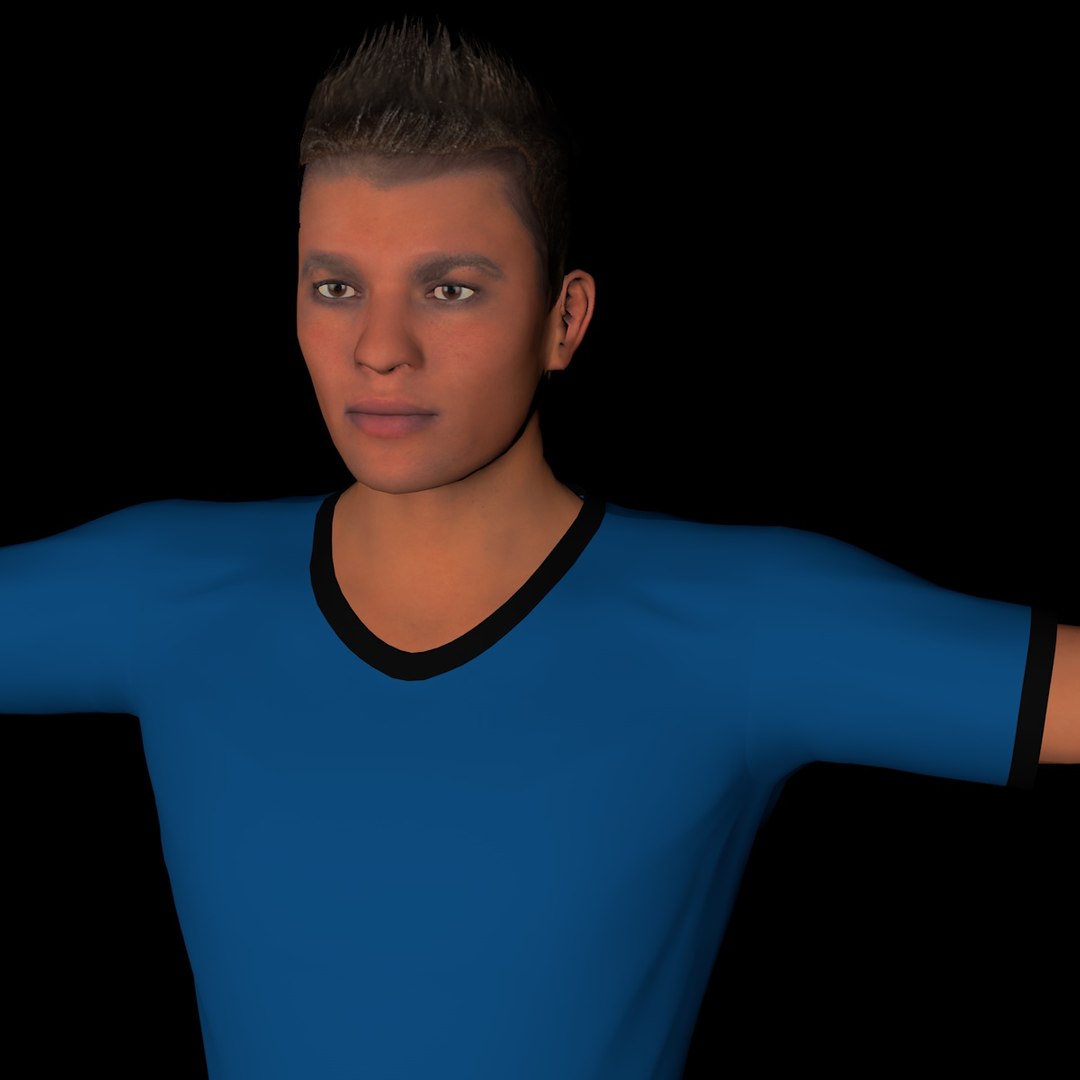 3d Male Character Model
