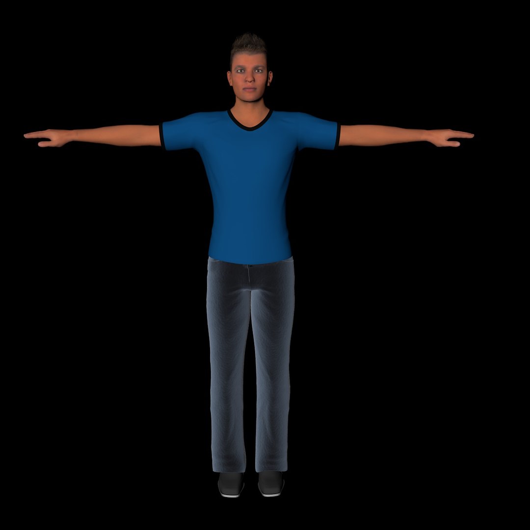 3d Male Character Model