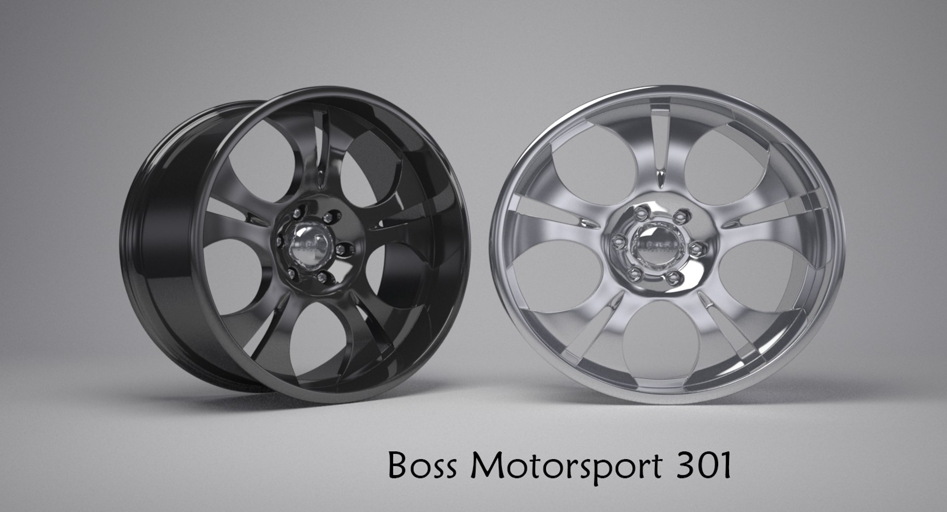 3D Boss Motorsport Rims - TurboSquid 1264306